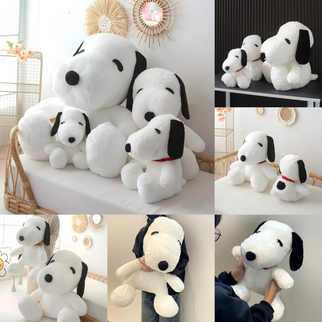 Adorable Snoopy Plush Toy – 40/60cm Stuffed Dog Pillow Gift for Girls ...